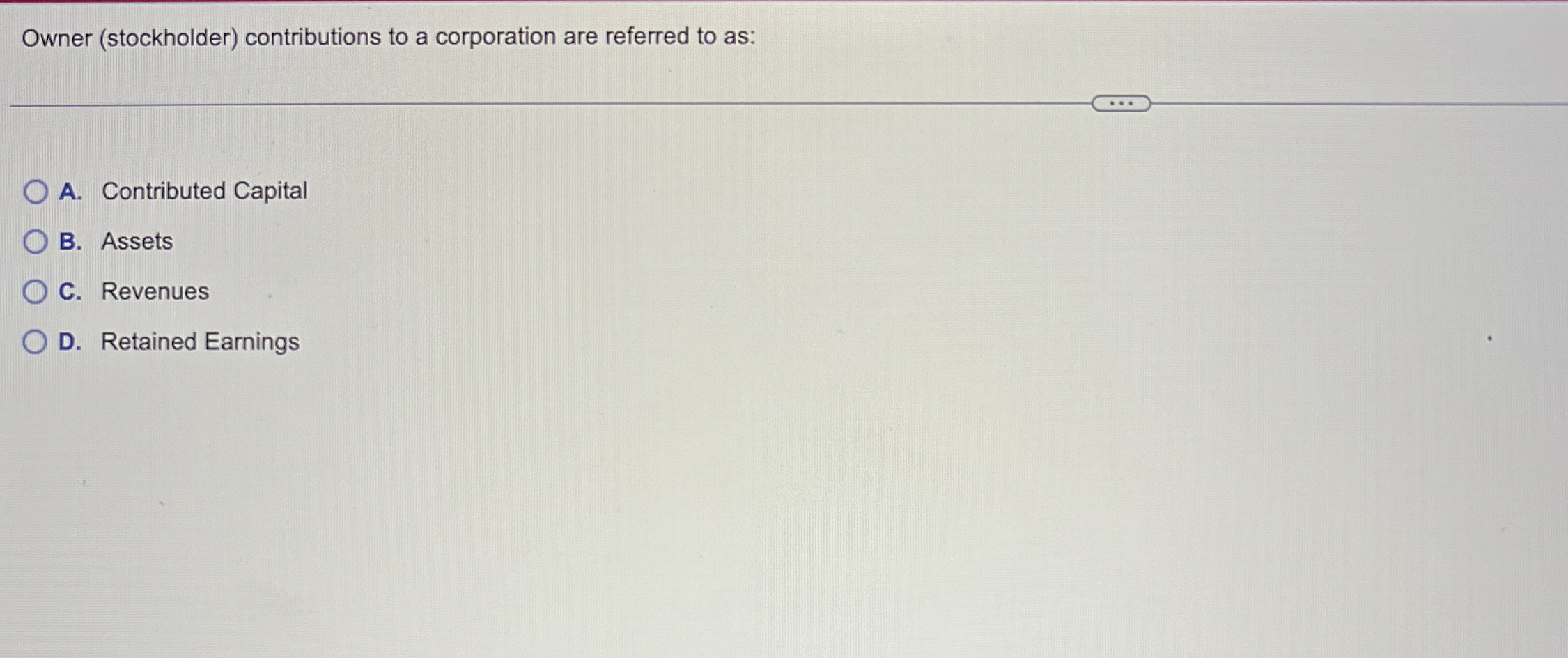 Solved Owner (stockholder) ﻿contributions to a corporation | Chegg.com