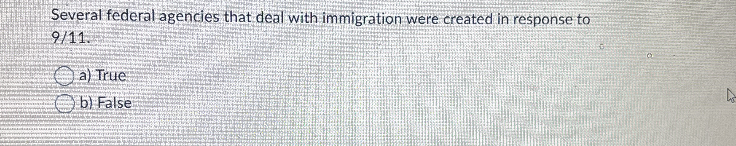 Solved Several federal agencies that deal with immigration | Chegg.com
