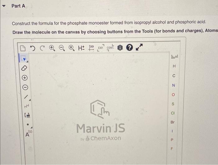 Solved Construct the formula for the phosphate monoester | Chegg.com