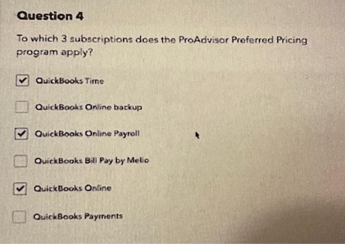 Solved Question 4 To which 3 subscriptions does the | Chegg.com