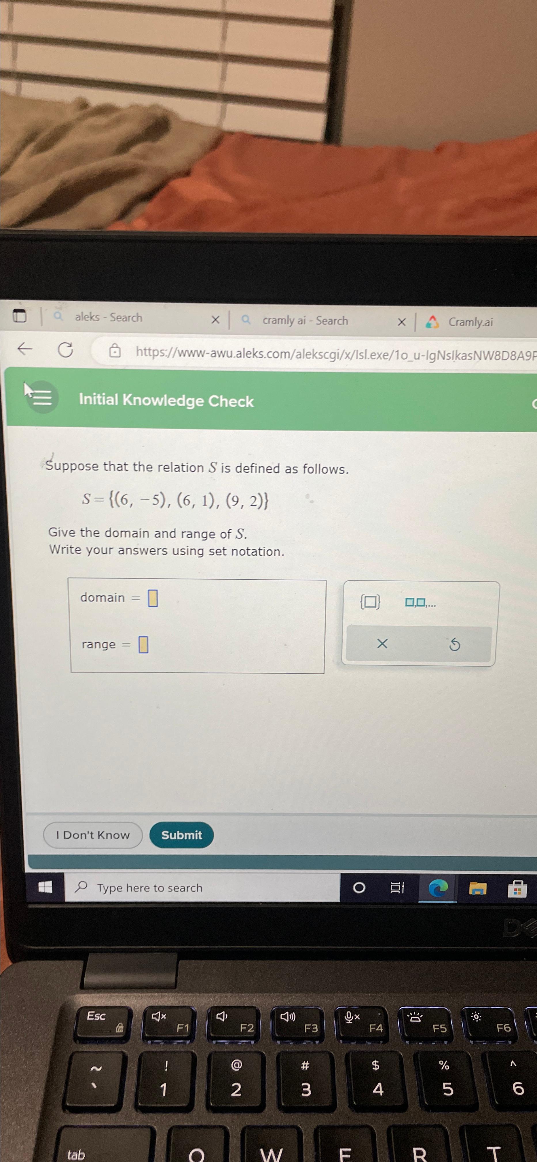 Solved Initial Knowledge CheckSuppose that the relation S | Chegg.com Solved Initial Knowledge CheckSuppose that the relation S | Chegg.com