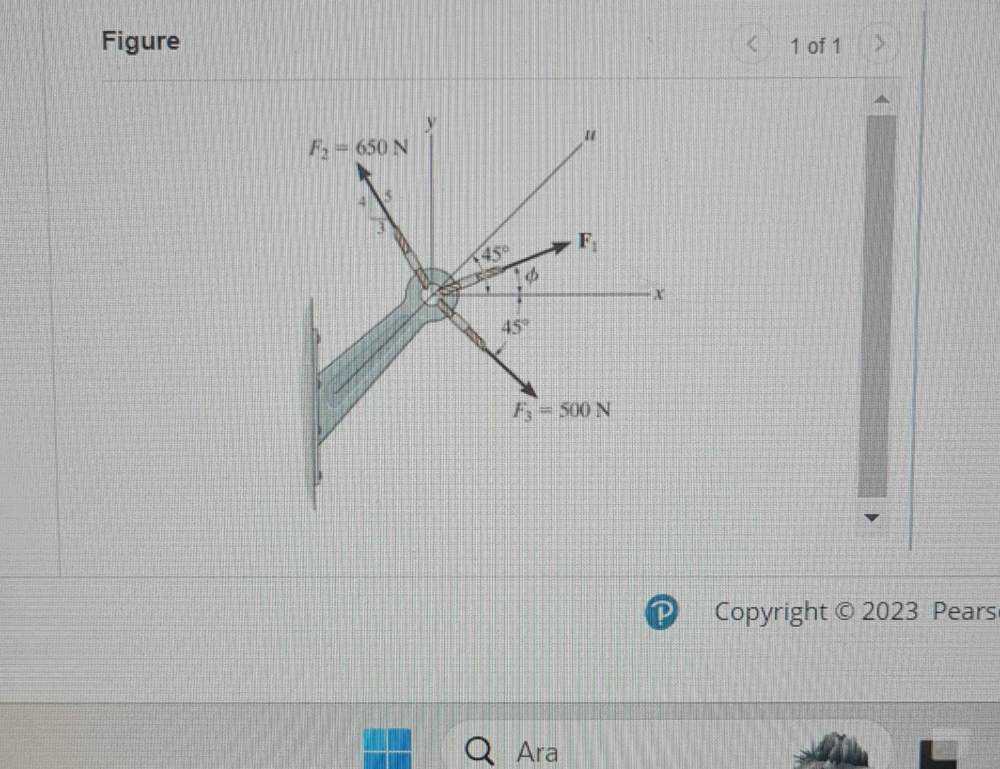 The magnitude of the resultant force acting on the | Chegg.com