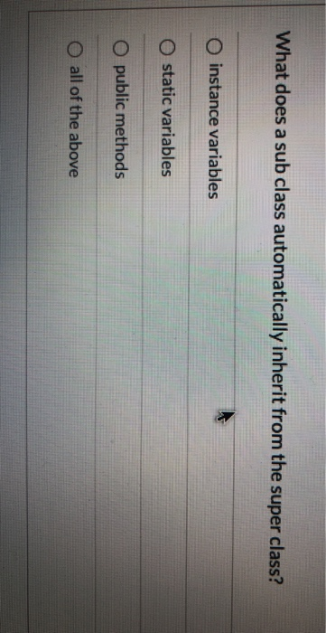 Solved A constructor overloaded. must be can be cannot be is | Chegg.com