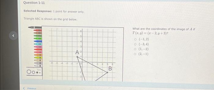 Solved Selected Response: 1 point for answer only. Study the | Chegg.com