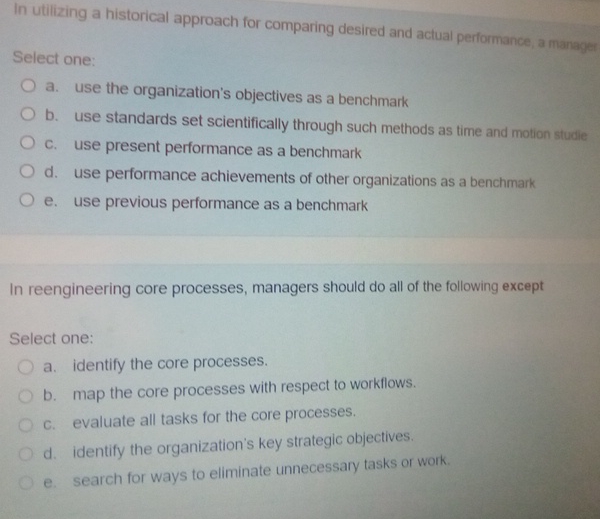 Solved In utilizing a historical approach for comparing | Chegg.com