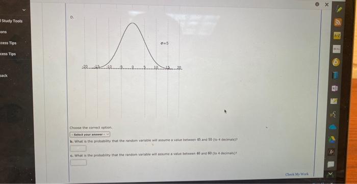 A random variable is normally distributed with a mean | Chegg.com