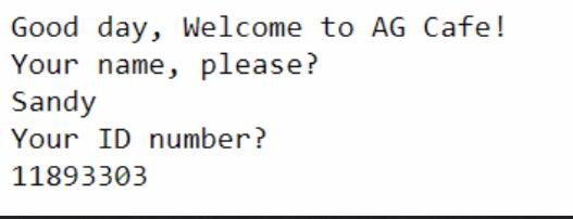 Solved Create a food pre-ordering system using Python. The | Chegg.com