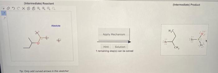Solved Intermediate) Reactant (Intermediate) Product AD HC | Chegg.com