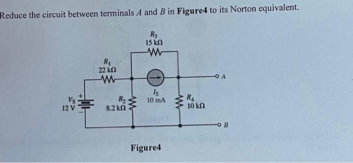 Solved Reduce the circuit between terminals A and B in | Chegg.com