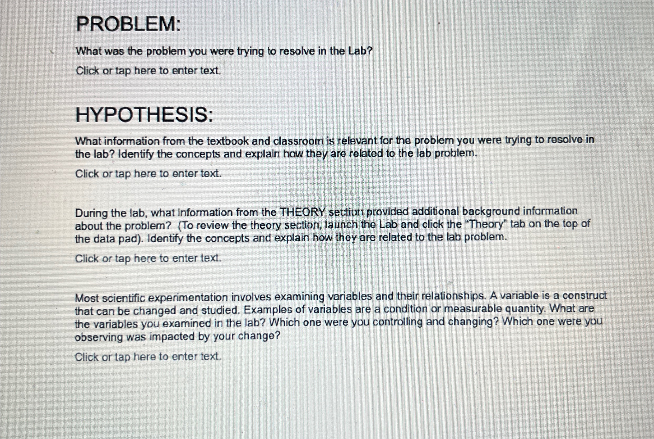 Solved PROBLEM:What was the problem you were trying to | Chegg.com