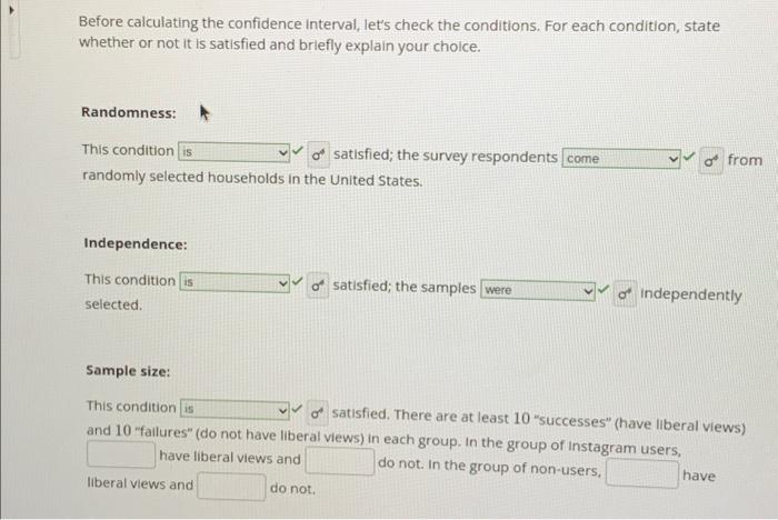 Before calculating the confidence interval, let's | Chegg.com
