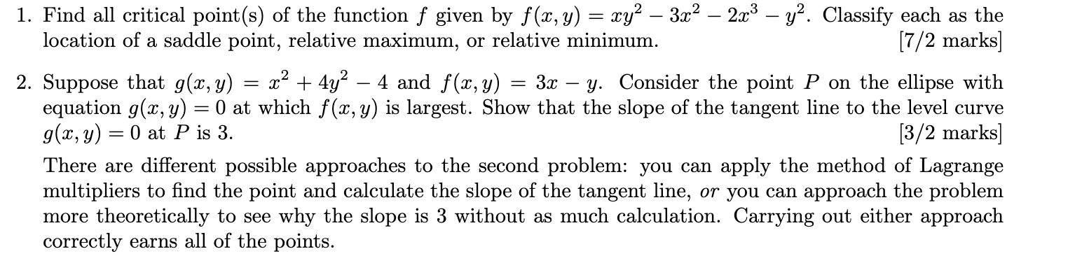 Solved Find all critical point(s) ﻿of the function f ﻿given | Chegg.com