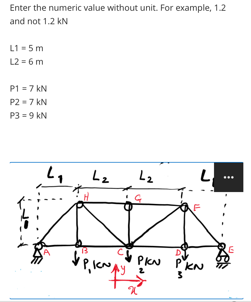 Enter the numeric value without unit. For example, | Chegg.com