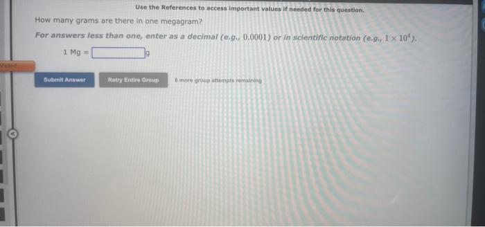 [Solved]: Use the References to access important values if