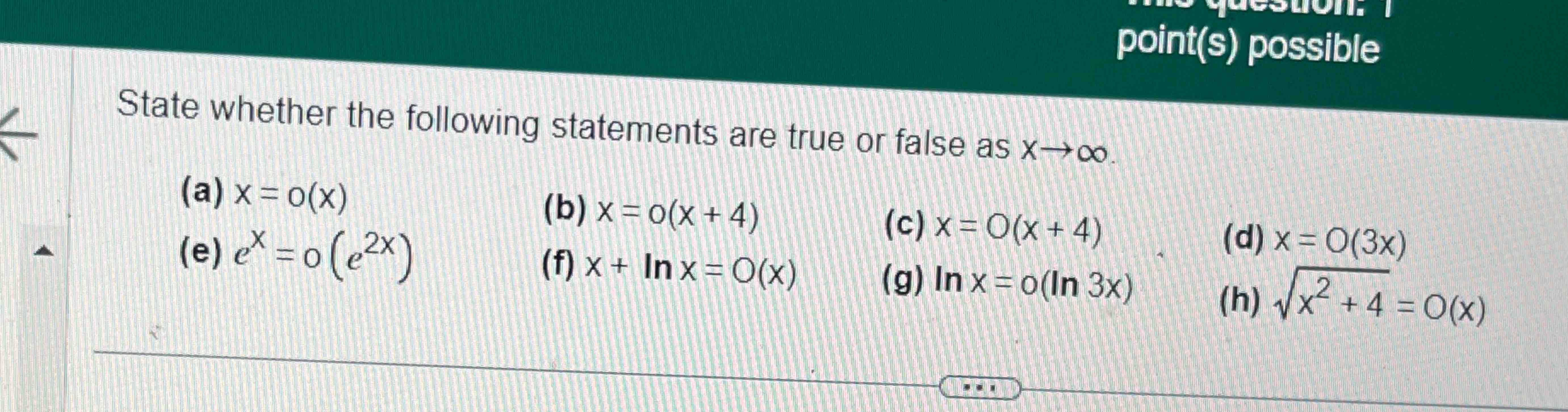 Solved State whether the following statements are true or | Chegg.com