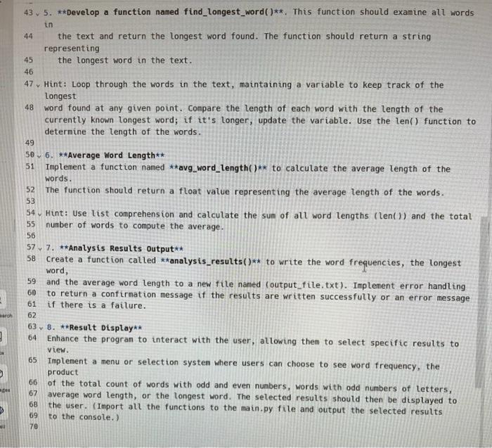 Solved 1 2. \# Midterm Project Instructions 3 4v∗∗ Text File | Chegg.com