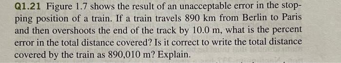Solved Q1.21 Figure 1.7 shows the result of an unacceptable | Chegg.com