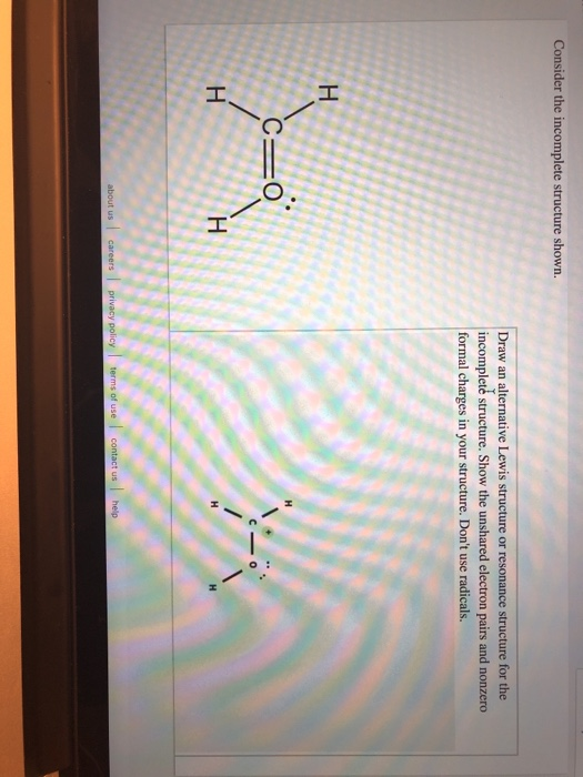 Solved Consider the incomplete structure shown. Draw an | Chegg.com