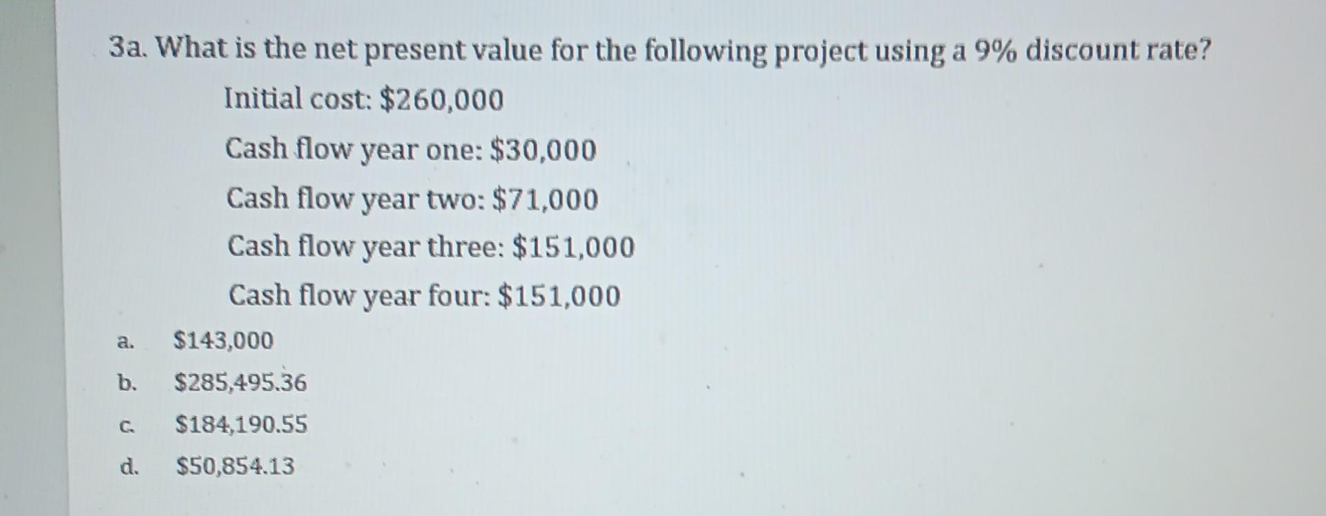 Solved 1. What is the payback on these two projects and if | Chegg.com