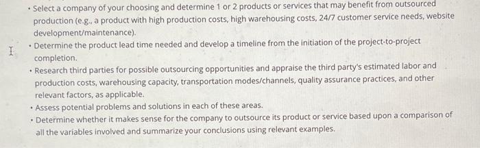 - Select a company of your choosing and determine 1 | Chegg.com