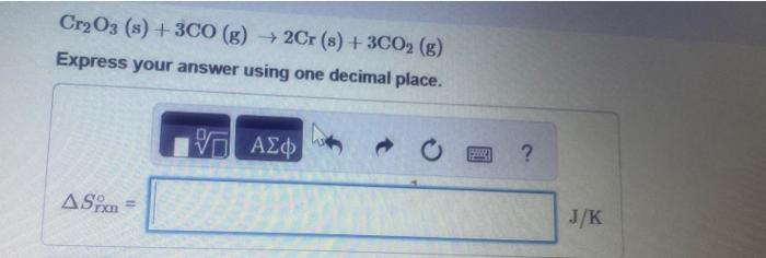 Solved use data from Appendix IIB to calculate Srxn for | Chegg.com