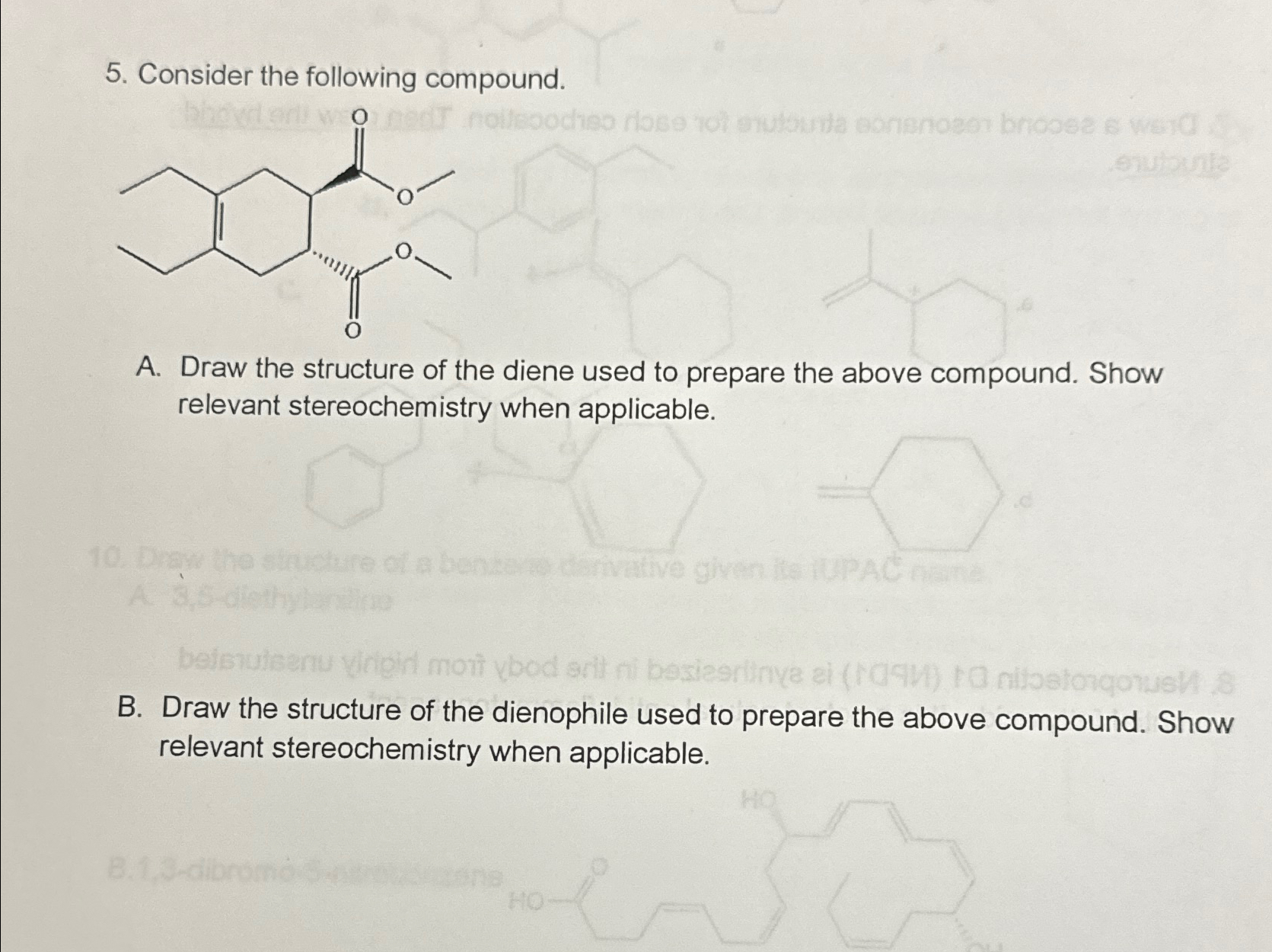 Consider the following compound.A. ﻿Draw the | Chegg.com