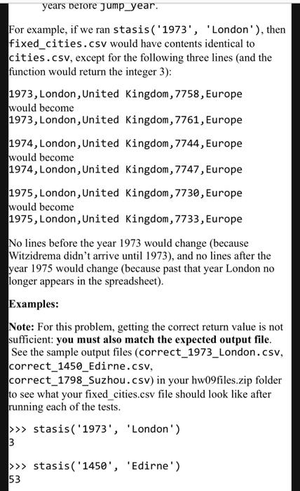 Solved Problem C. (10 points) Temporal Stasis In the year | Chegg.com