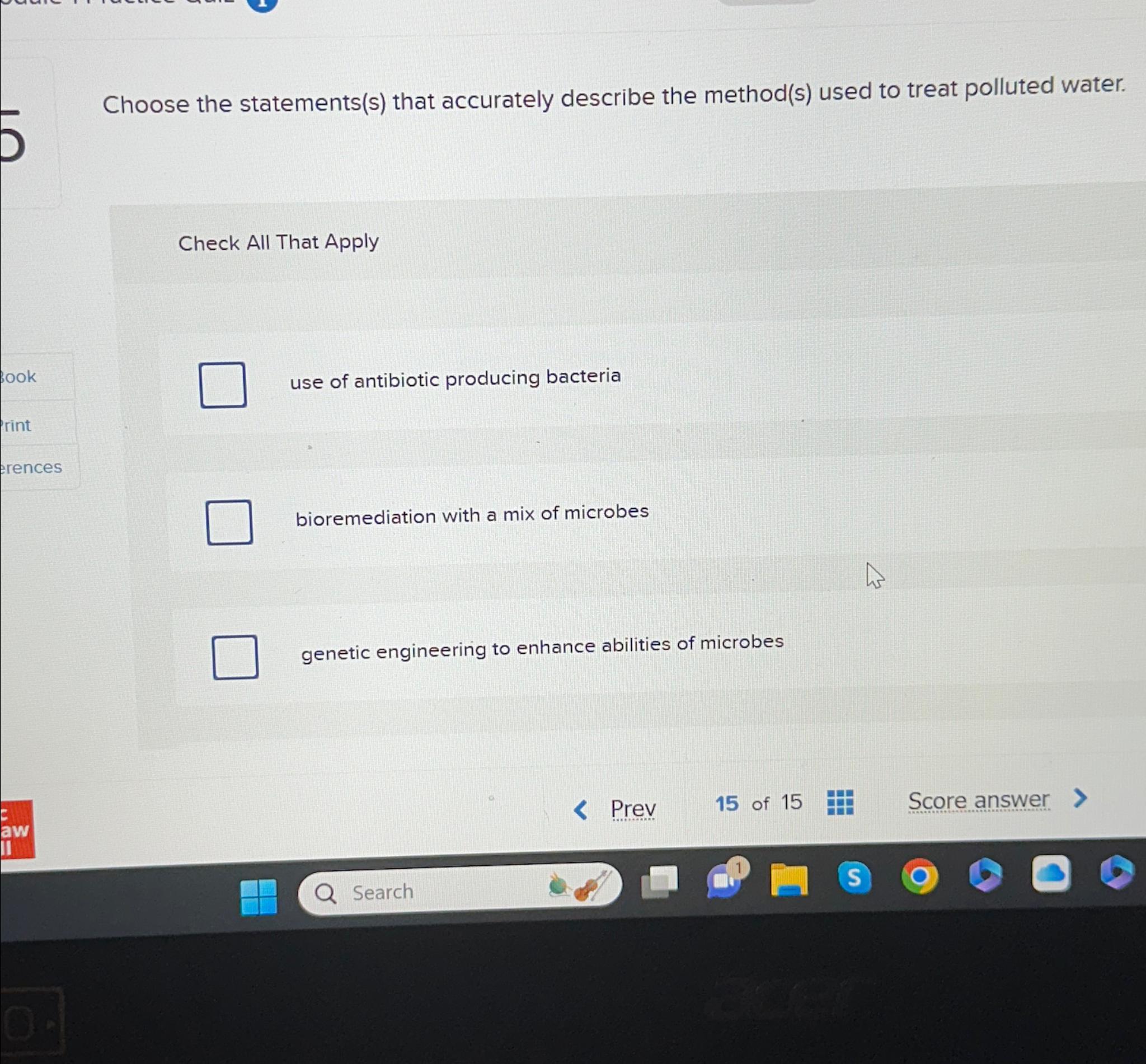 Solved Choose the statements(s) ﻿that accurately describe | Chegg.com
