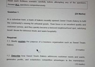 Solved Read each fictitious scenario carefully before | Chegg.com