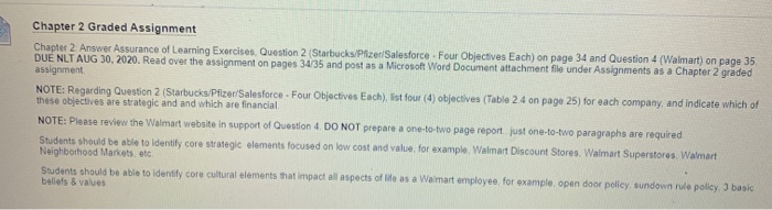 Chapter 2 Graded Assignment Chapter 2 Answer | Chegg.com