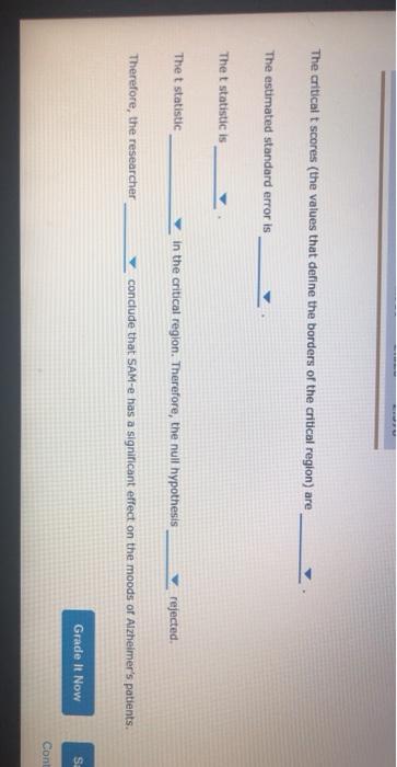 Solved Problem Set: Chapter 09 Introduction to the t | Chegg.com