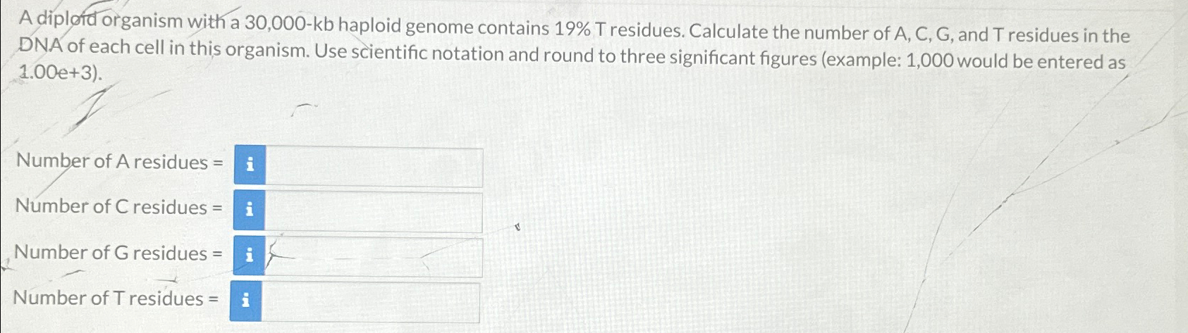 Solved A diplofd organism with a 30,000-kb ﻿haploid genome | Chegg.com