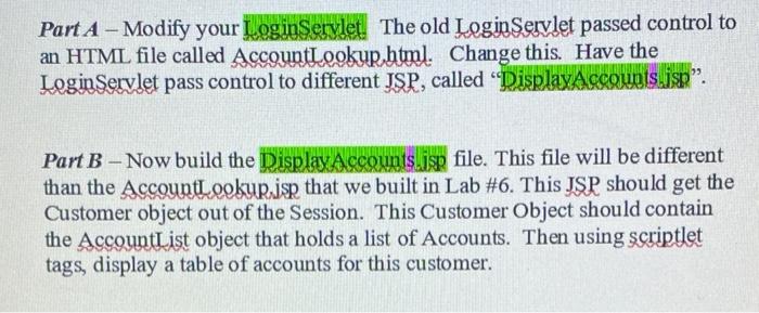 CIST 2373 - Java III Lab #7 - 50 Points [More JSPs] | Chegg.com