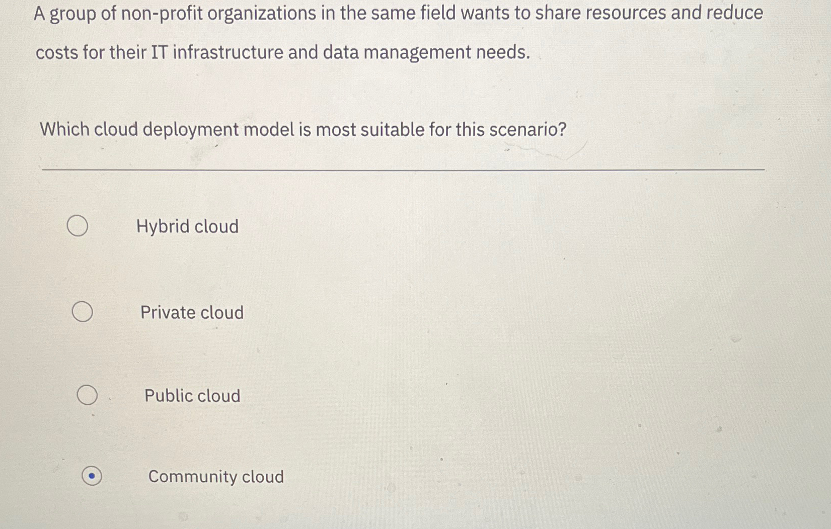Solved A group of non-profit organizations in the same field | Chegg.com
