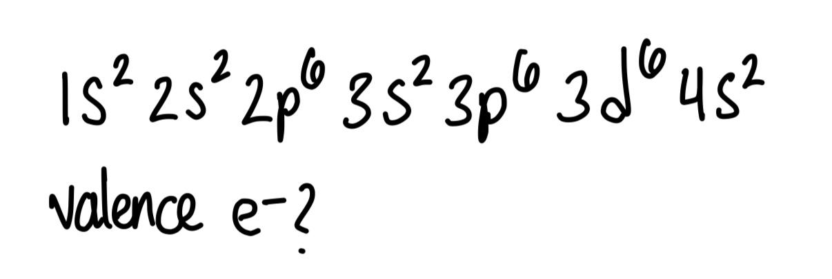 Solved Why does Fe has 8 ﻿valence electrons? I thought | Chegg.com