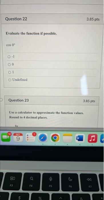 Solved Undefined Question 23 3.85 pts Use a calculator to | Chegg.com
