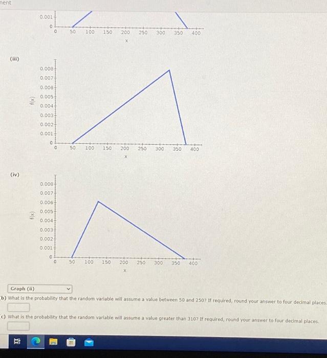 Solved eBook A random variable has a triangular probability | Chegg.com