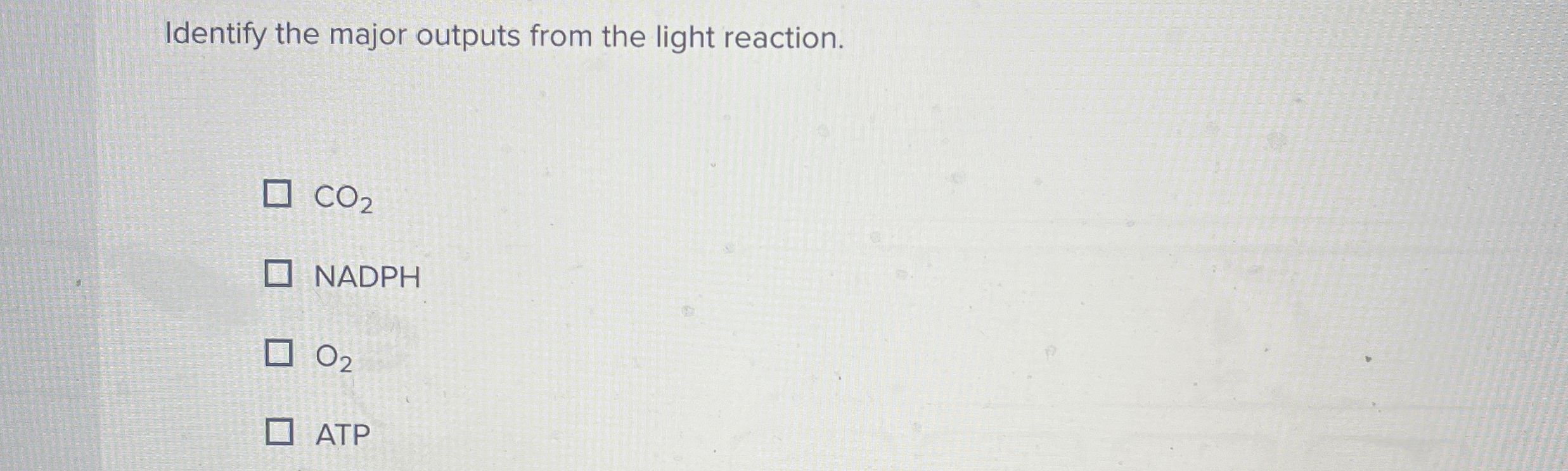 Solved Identify the major outputs from the light | Chegg.com