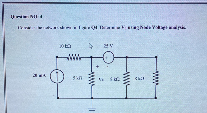 Solved Question NO: 4 Consider the network shown in figure | Chegg.com