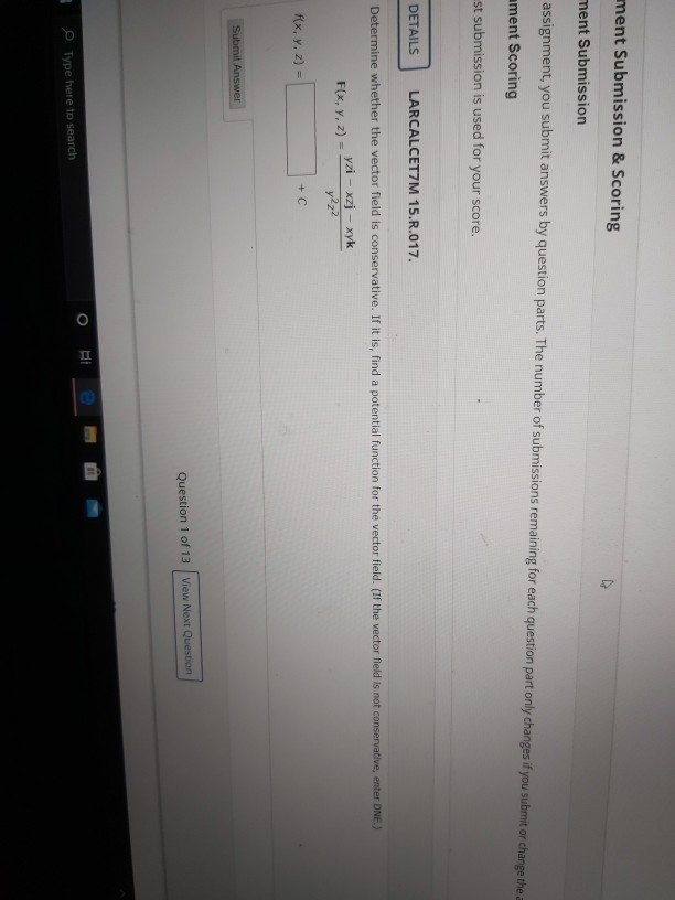 Solved ment Submission & Scoring ment Submission assignment, | Chegg.com