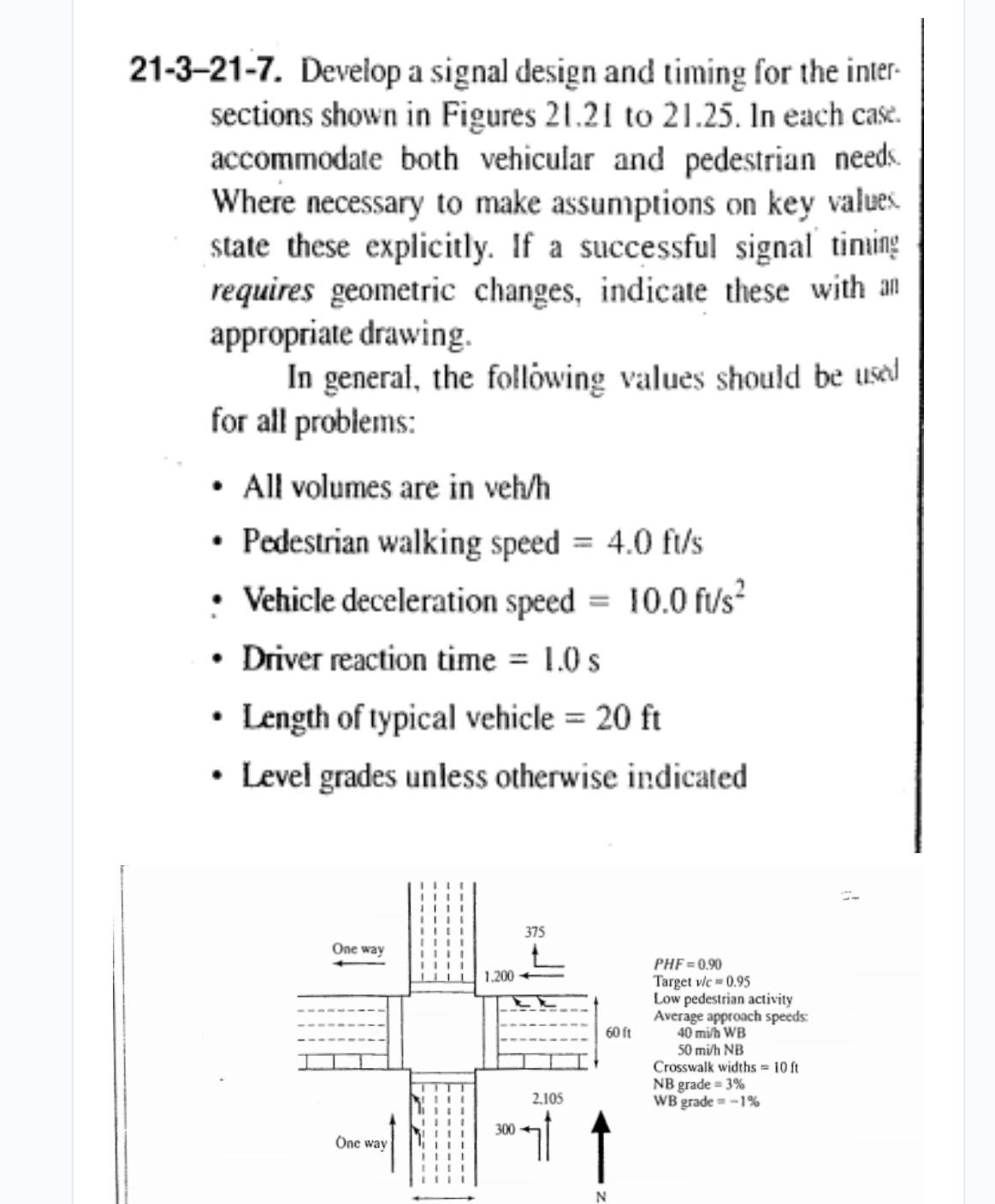 Solved 21-3-21-7. ﻿Develop a signal design and timing for | Chegg.com