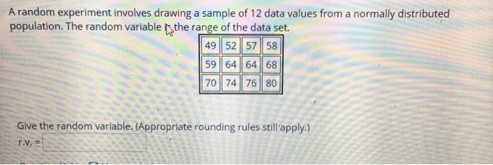 Solved A random experiment involves drawing a sample of 12 | Chegg.com