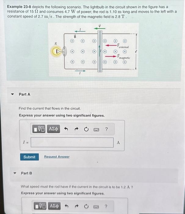 Solved Example 23-8 depicts the following scenario. The | Chegg.com
