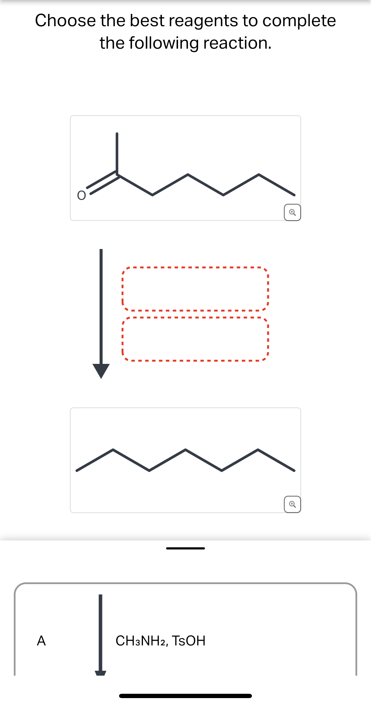 Solved Choose the best reagents to complete the following | Chegg.com