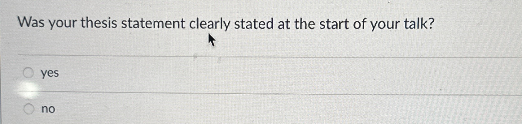 Solved Was your thesis statement clearly stated at the start | Chegg.com