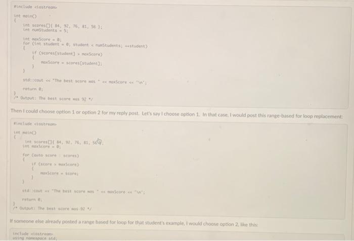 Solved Mandatory Discussion - Loopy Arrays For this | Chegg.com