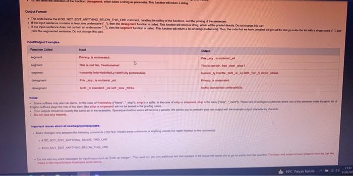 CMPE 150 Spring 21 - Project 4 - Word Segmentation In | Chegg.com