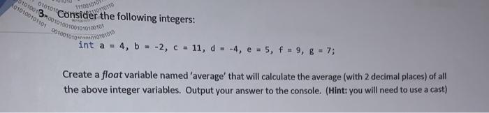 Solved 010100101101 10101010 30010001001010100106 1010 | Chegg.com