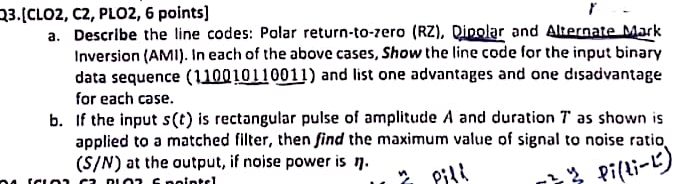 Solved Q3.[CLO2, ﻿C2, ﻿PLO2, 6 ﻿points]a. ﻿Describe the line | Chegg.com