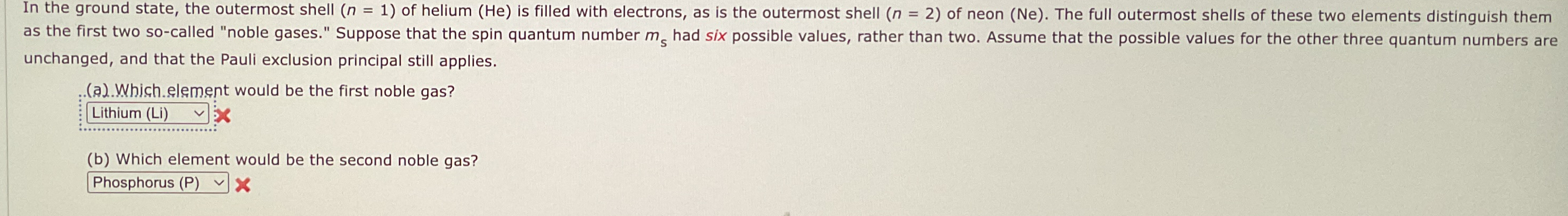 Solved In the ground state, the outermost shell )=(1 ﻿of | Chegg.com